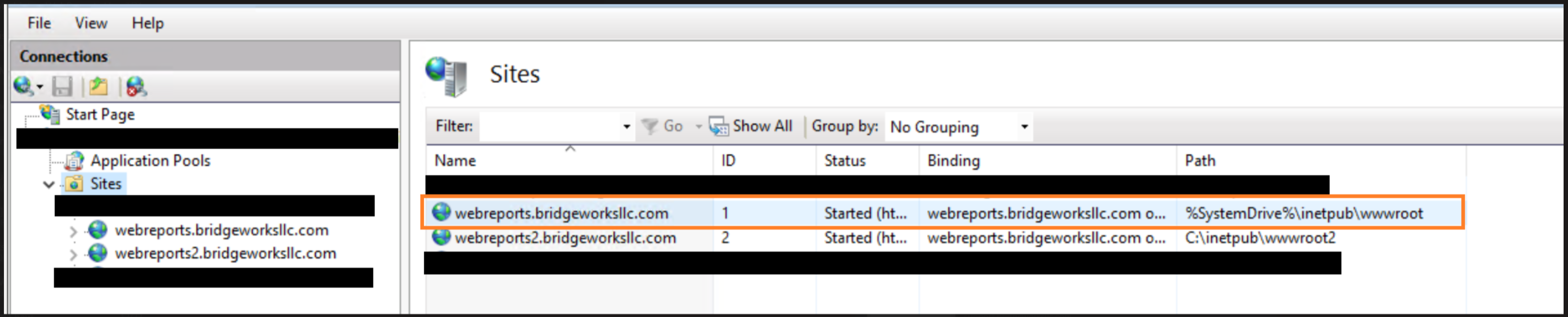 Troubleshooting - WebReports Startup – BridgeWorks Help Center