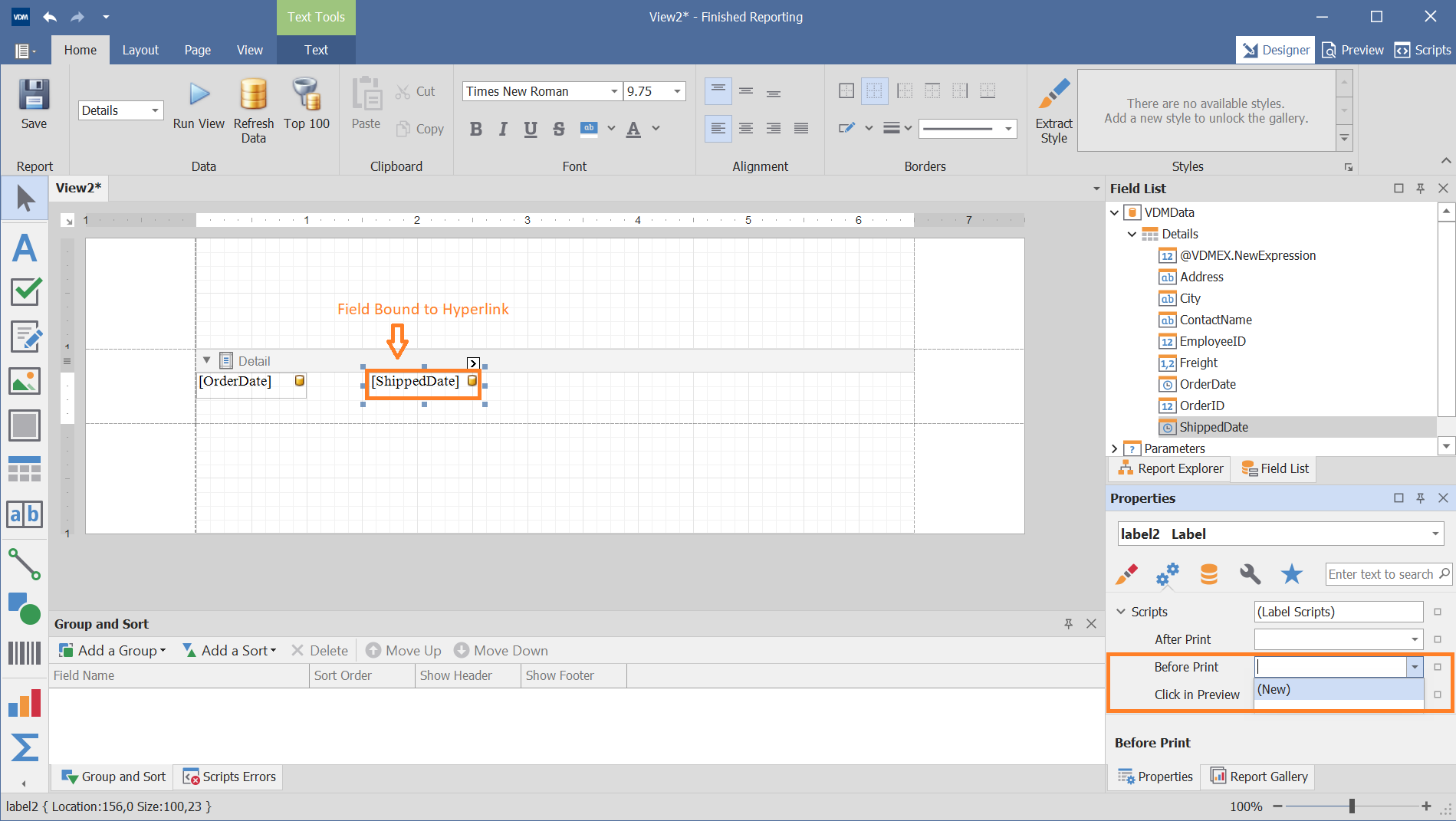 Automatic Hyperlinks in Finished Reports – BridgeWorks Help Center