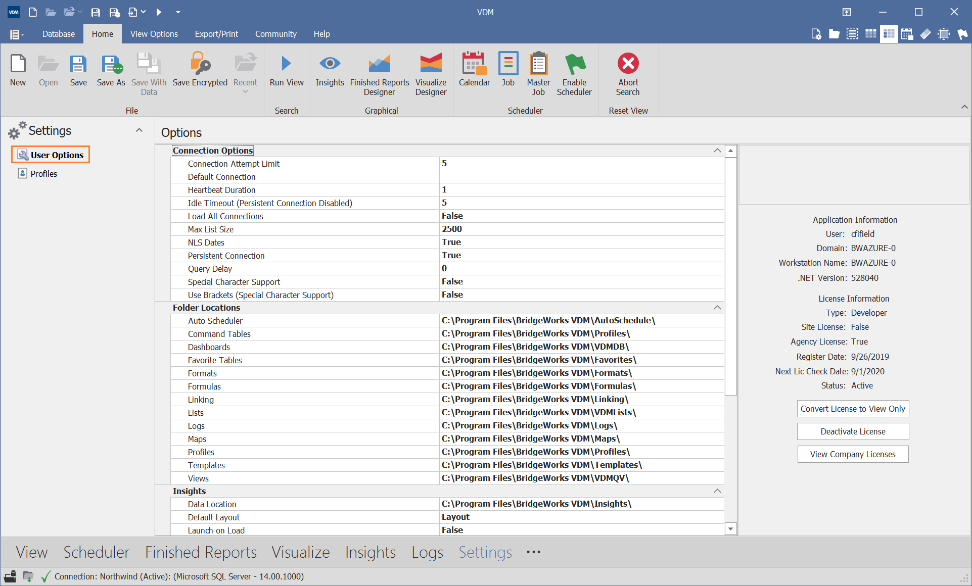 Settings – BridgeWorks Help Center