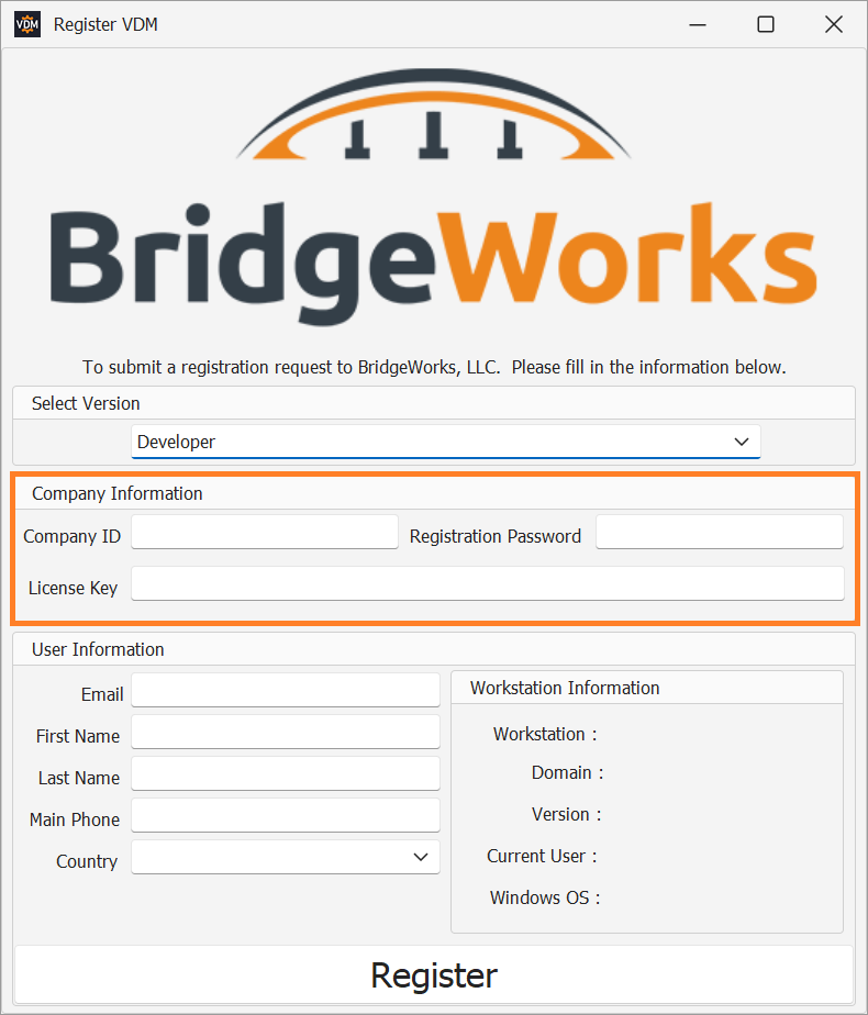 How to Reset Your VDM License and Re-Register – BridgeWorks Help Center