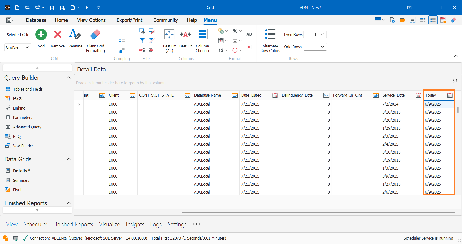 Tables and Fields - @DBF Storage – BridgeWorks Help Center