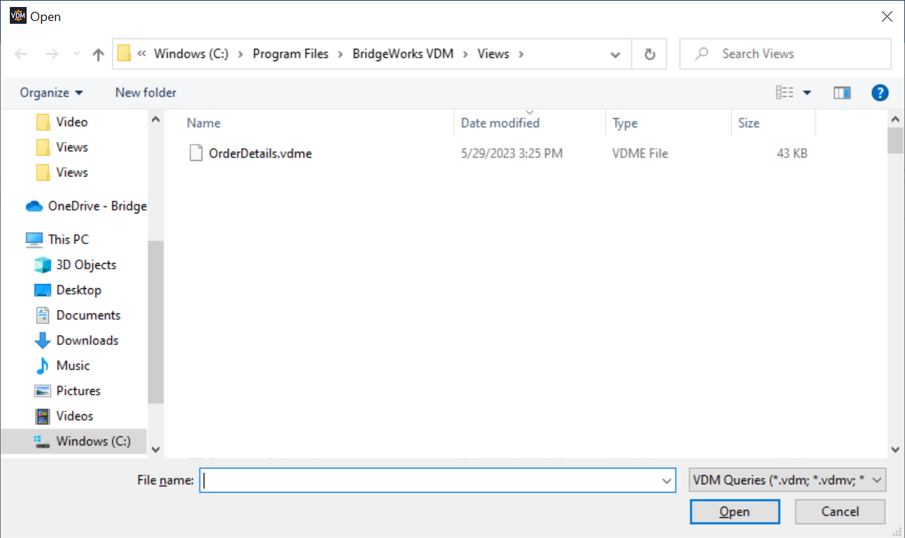 Saving Encrypted Views in VDM – BridgeWorks Help Center