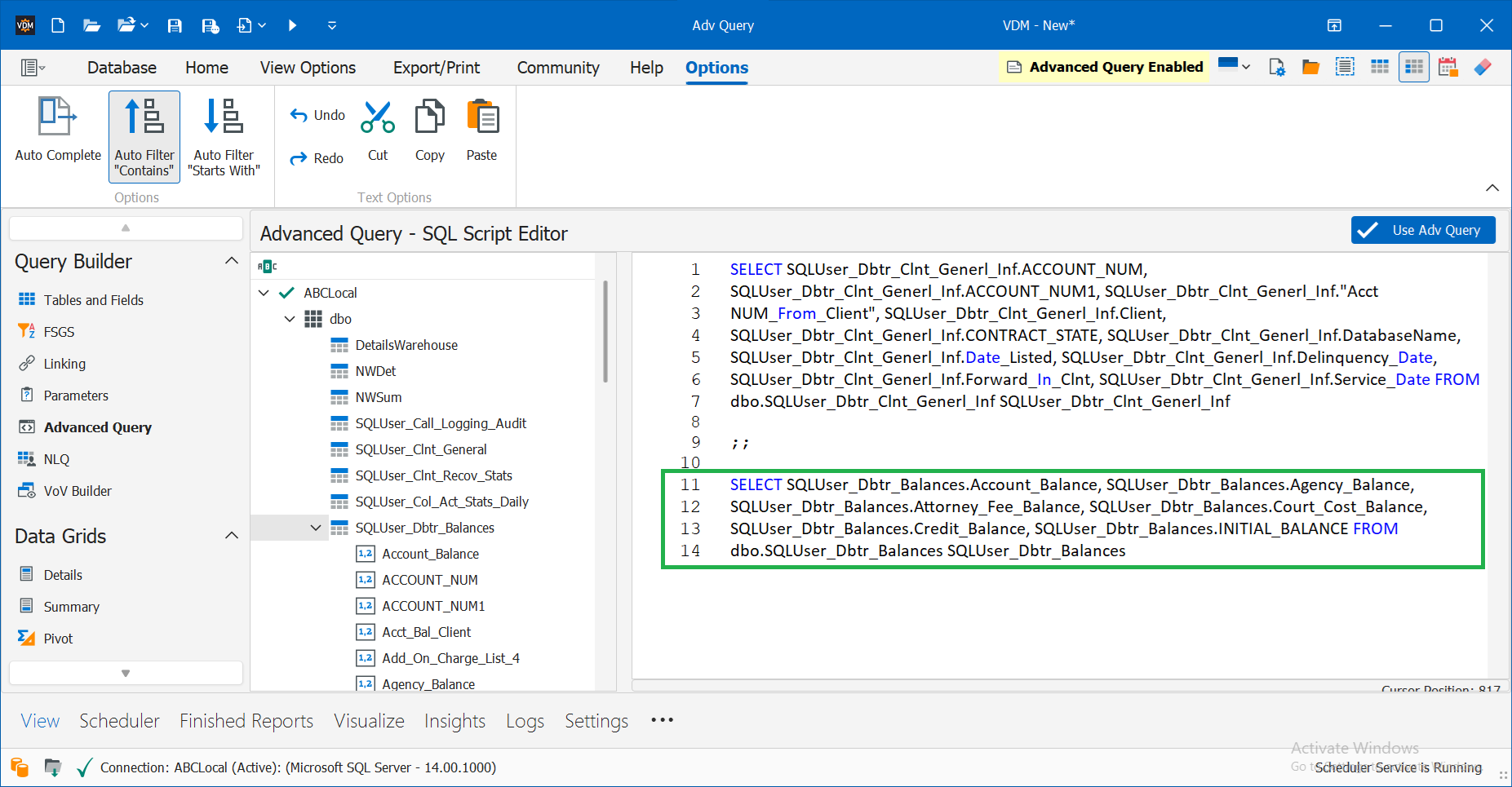 How To Use Multi Query In Advanced Query Bridgeworks Help Center