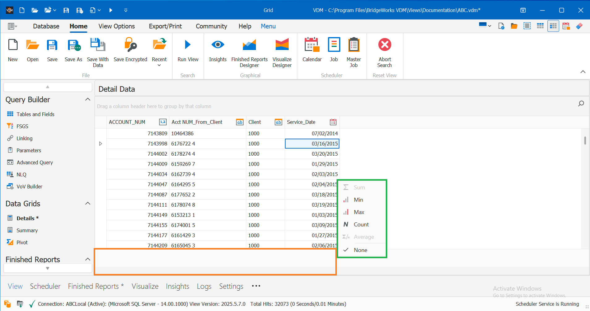 Data Grid Options Overview – BridgeWorks Help Center