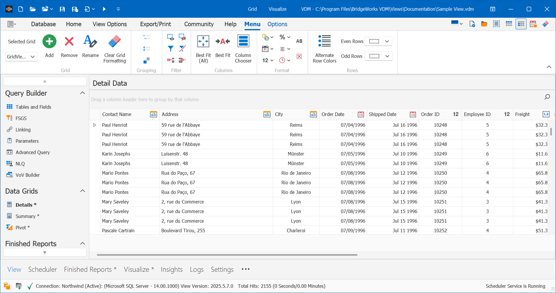 Adding And Using Multiple Grids In A View Bridgeworks Help Center