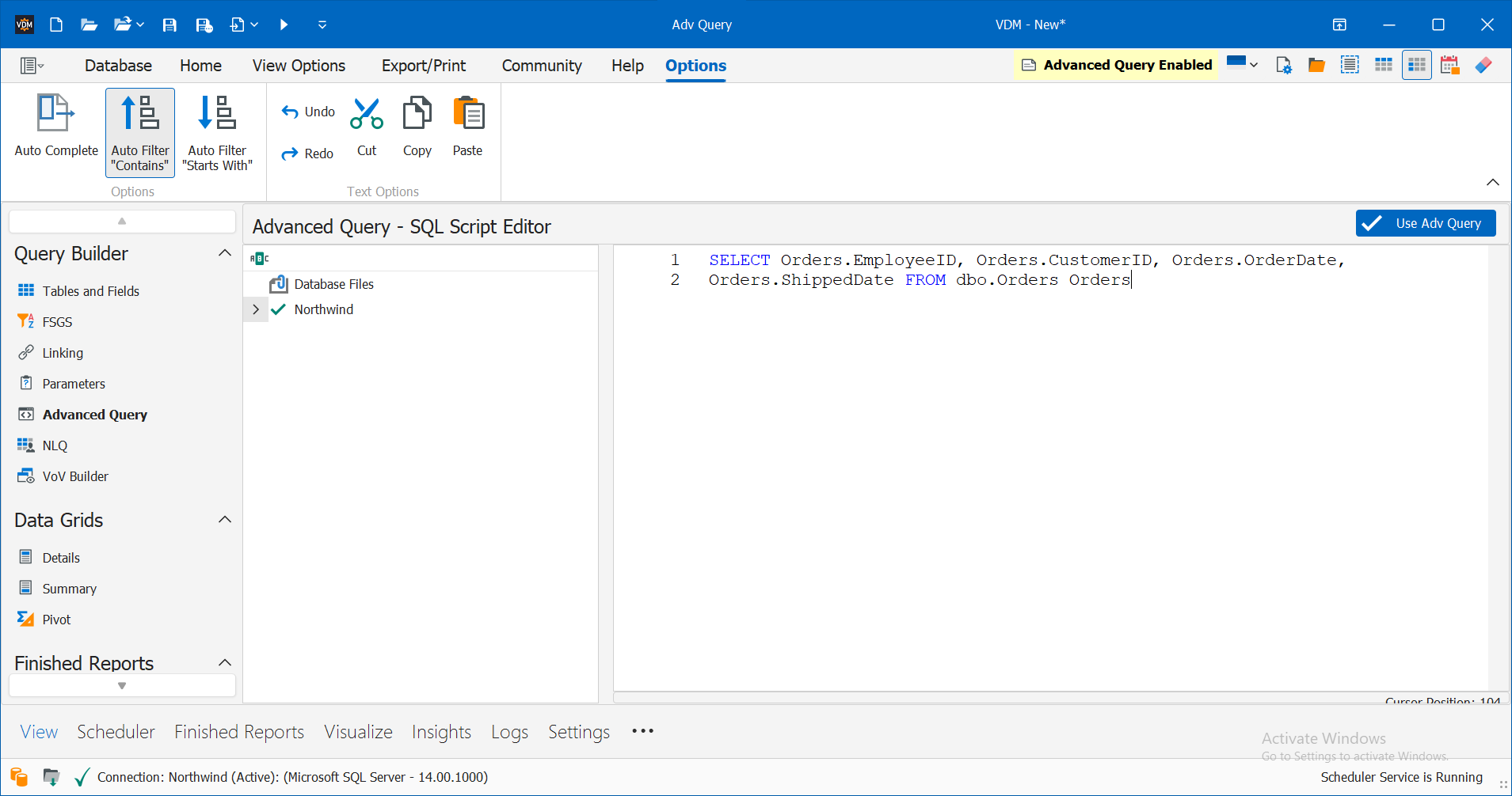 Referencing Grid Level Expressions in Advanced Queries – BridgeWorks Help Center