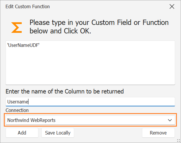 Using Defined Fields With Database Functions In Vdm Bridgeworks Help
