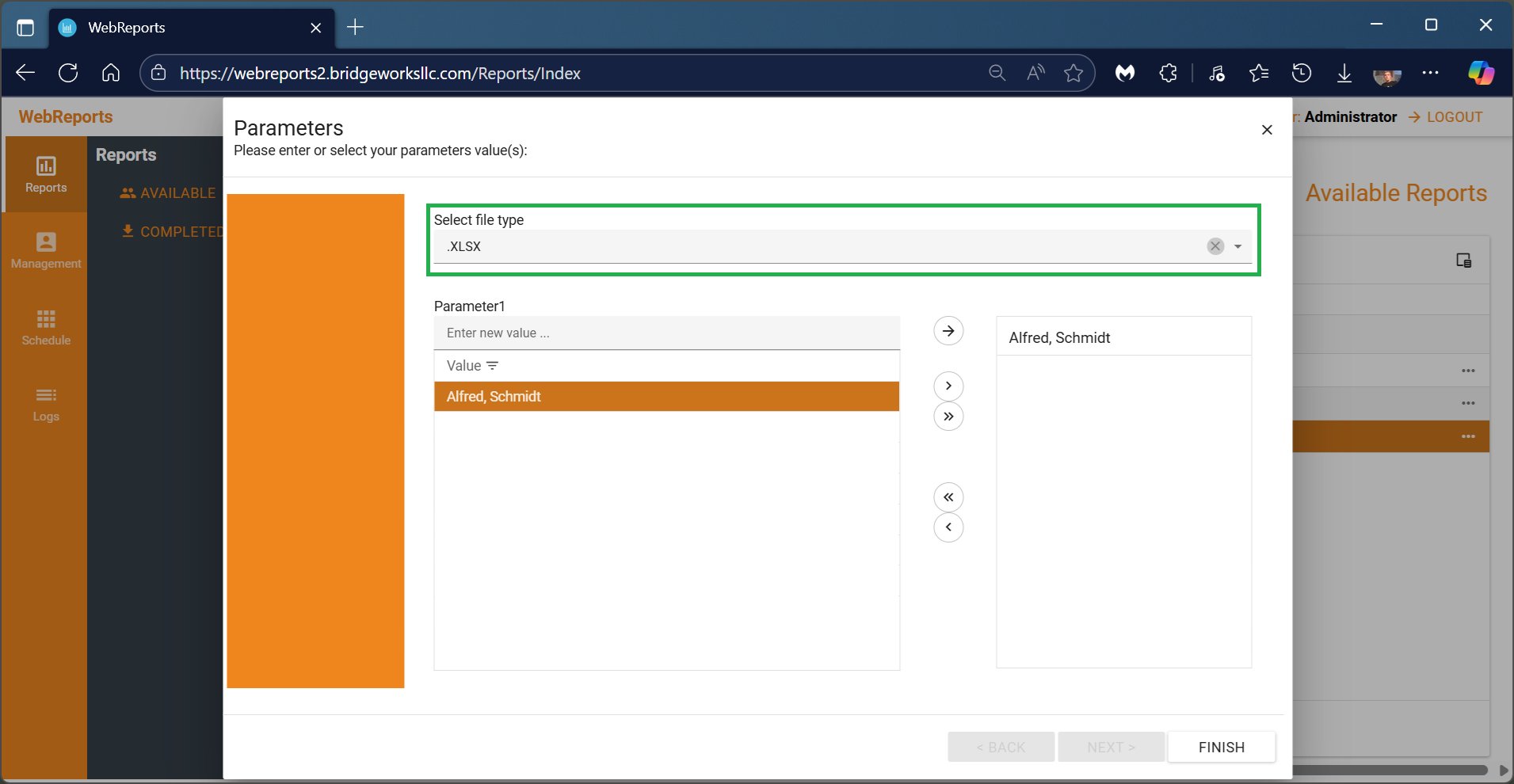 Using "Download For Role" in WebReports – BridgeWorks Help Center