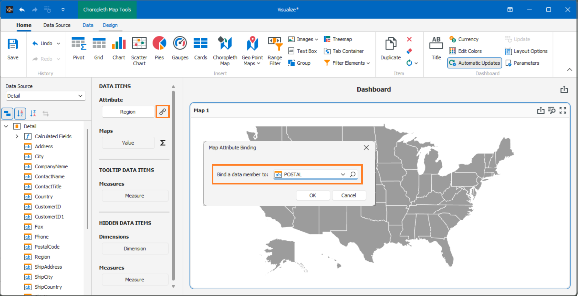 Creating a Map in Visualize – BridgeWorks Help Center