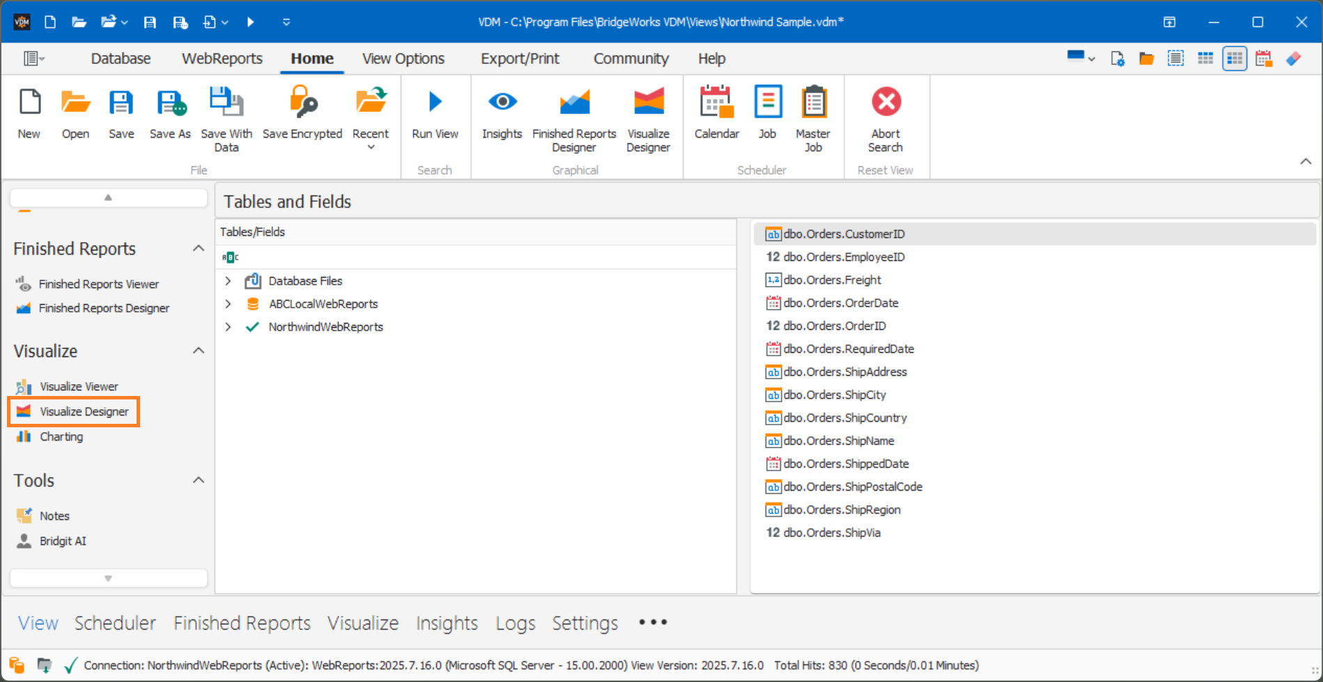 Creating a Grid in Visualize – BridgeWorks Help Center