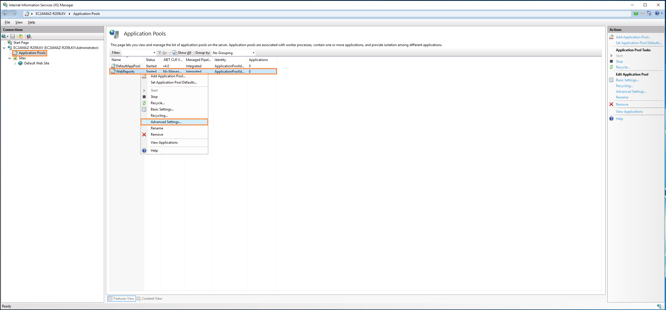 Configure Microsoft Internet Information Services (IIS) – BridgeWorks ...