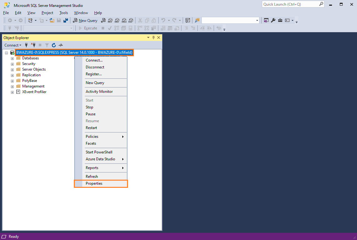 Create New SQL Server Logins – BridgeWorks Help Center
