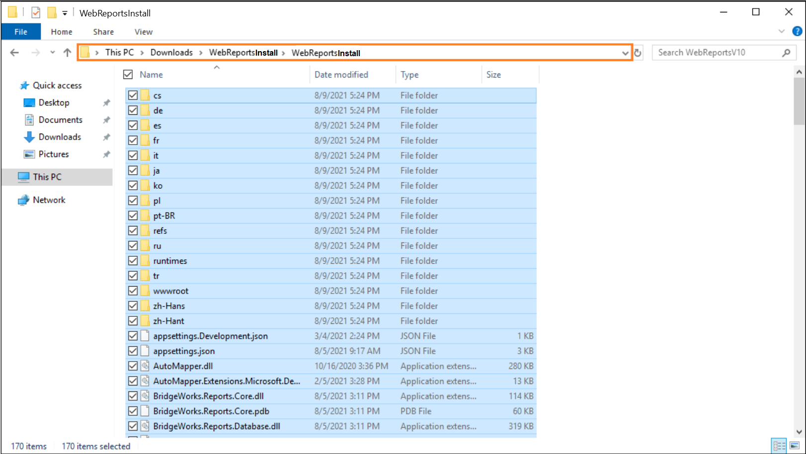 Configure Microsoft Internet Information Services (IIS) – BridgeWorks Help Center