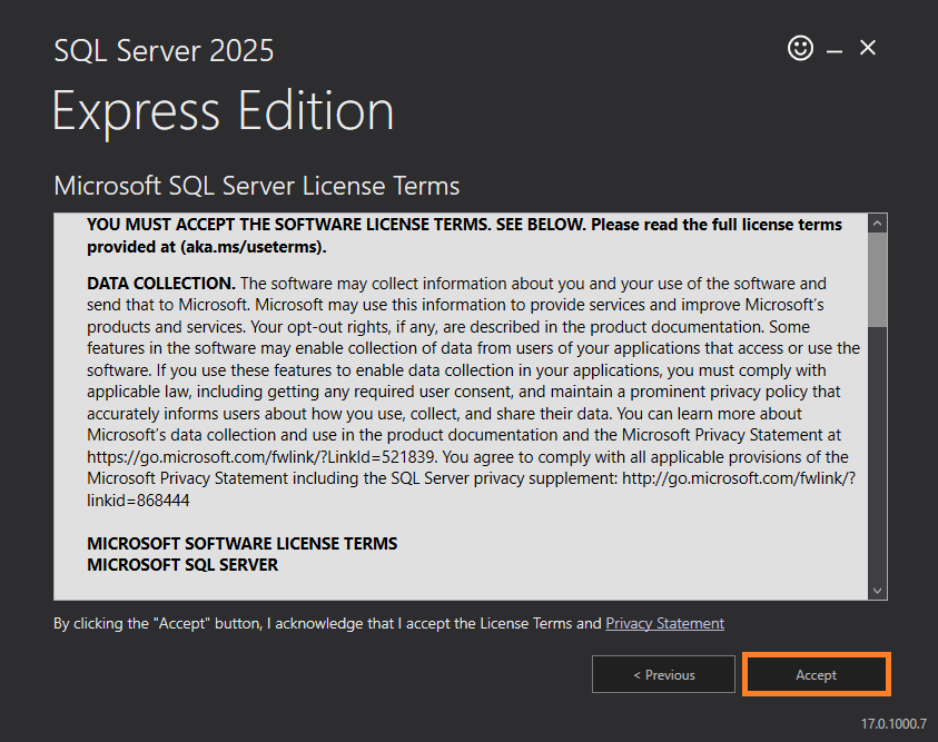 Microsoft SQL Server 2025 Express & SSMS Installation – BridgeWorks ...